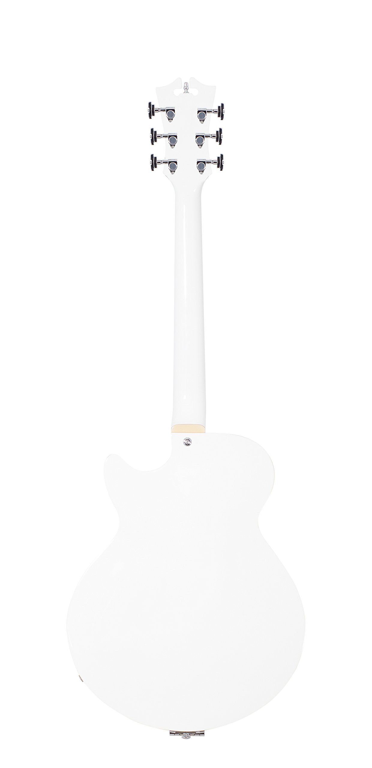 D'Angelico Premier SS Semi-Hollow Electric Guitar w/ Stairstep Tailpiece - White