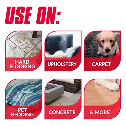 Simple Green Advanced Dog Stain & Odor Remover - Bacteria & Enzyme Cleaner for Large Dogs - Stain Remover for Carpet & Fabric β eliminates Urine Odor (32 oz Sprayer)