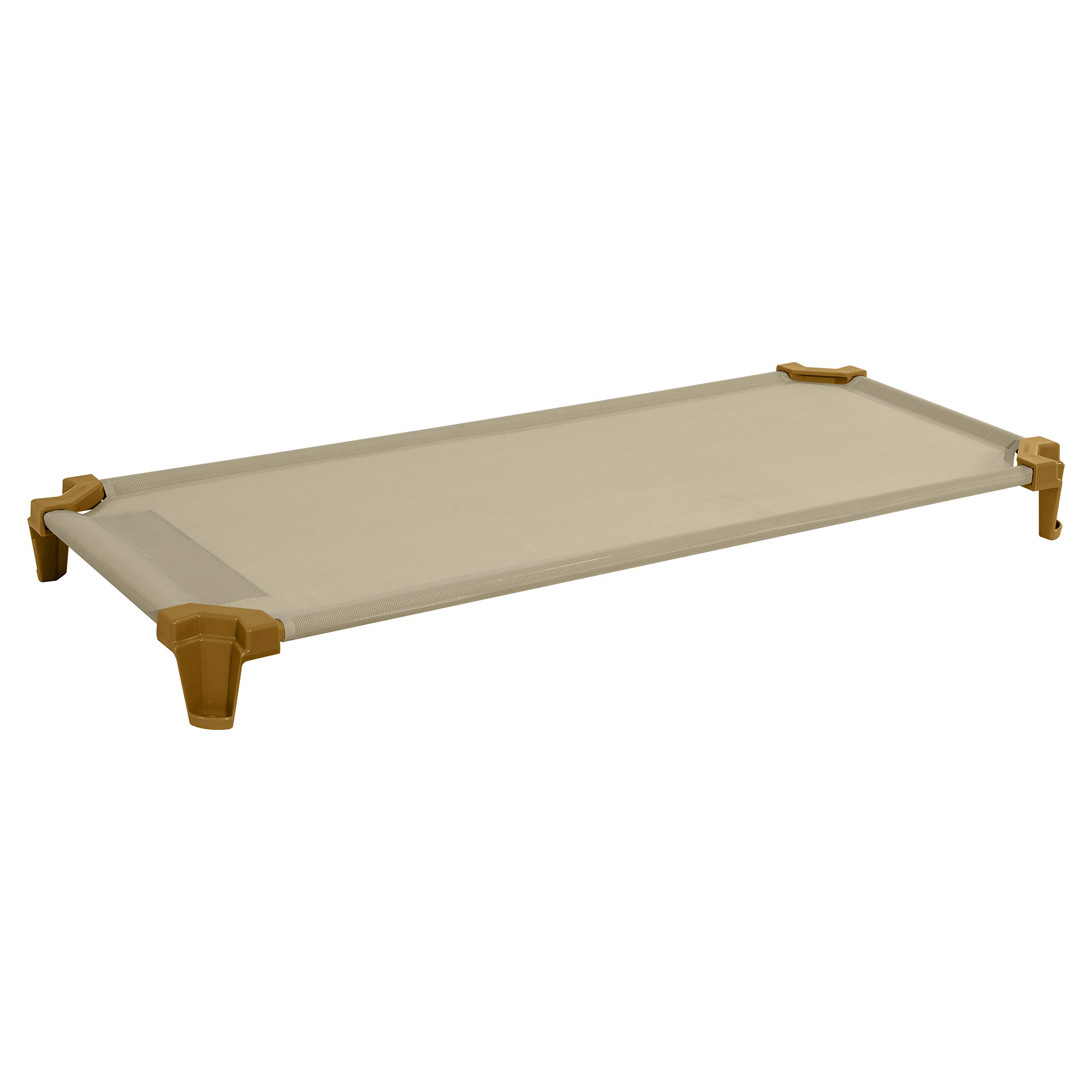 Wood Designs Stackable Daycare Cots for Kids, 52", Tan, Ready-to-Assemble, with Cot Sheets, 87820TN [Set of 6]