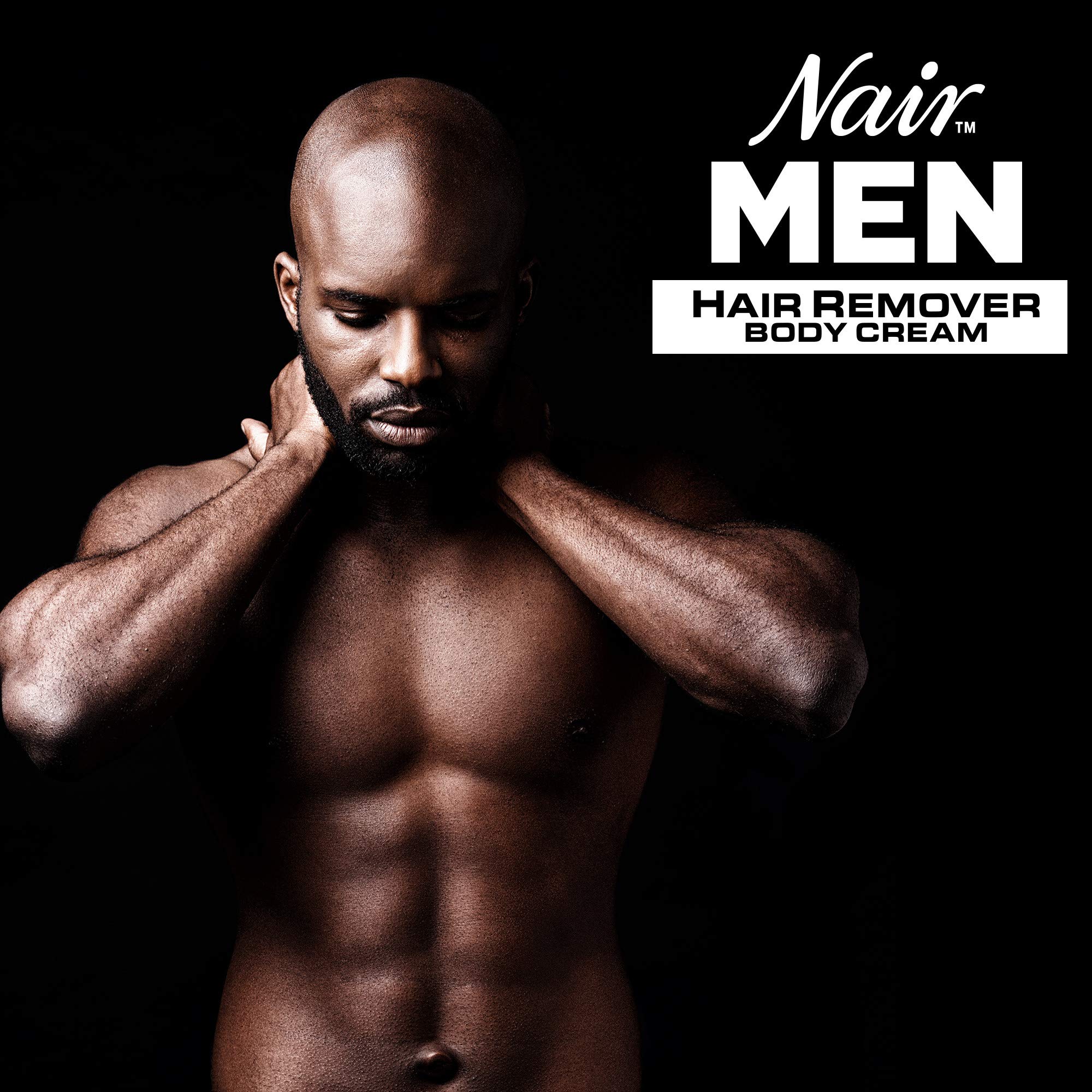 Nair Men's Hair Removal Cream, Body Hair Remover for Men, 13 Oz Bottle