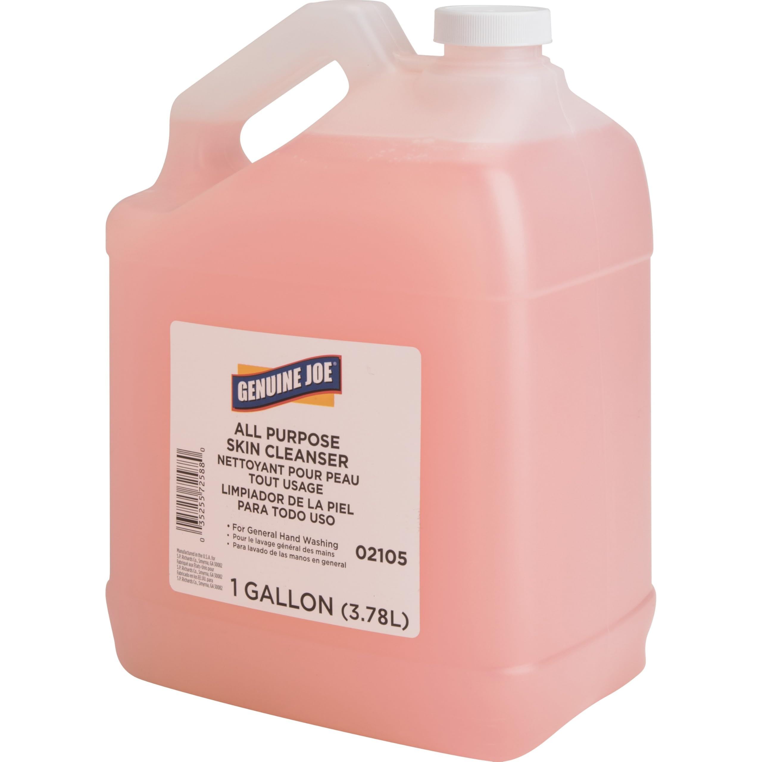 Genuine Joe 02105CT Hand Soap Lotion Dispenser Refill 1Gal 4/CT Pink
