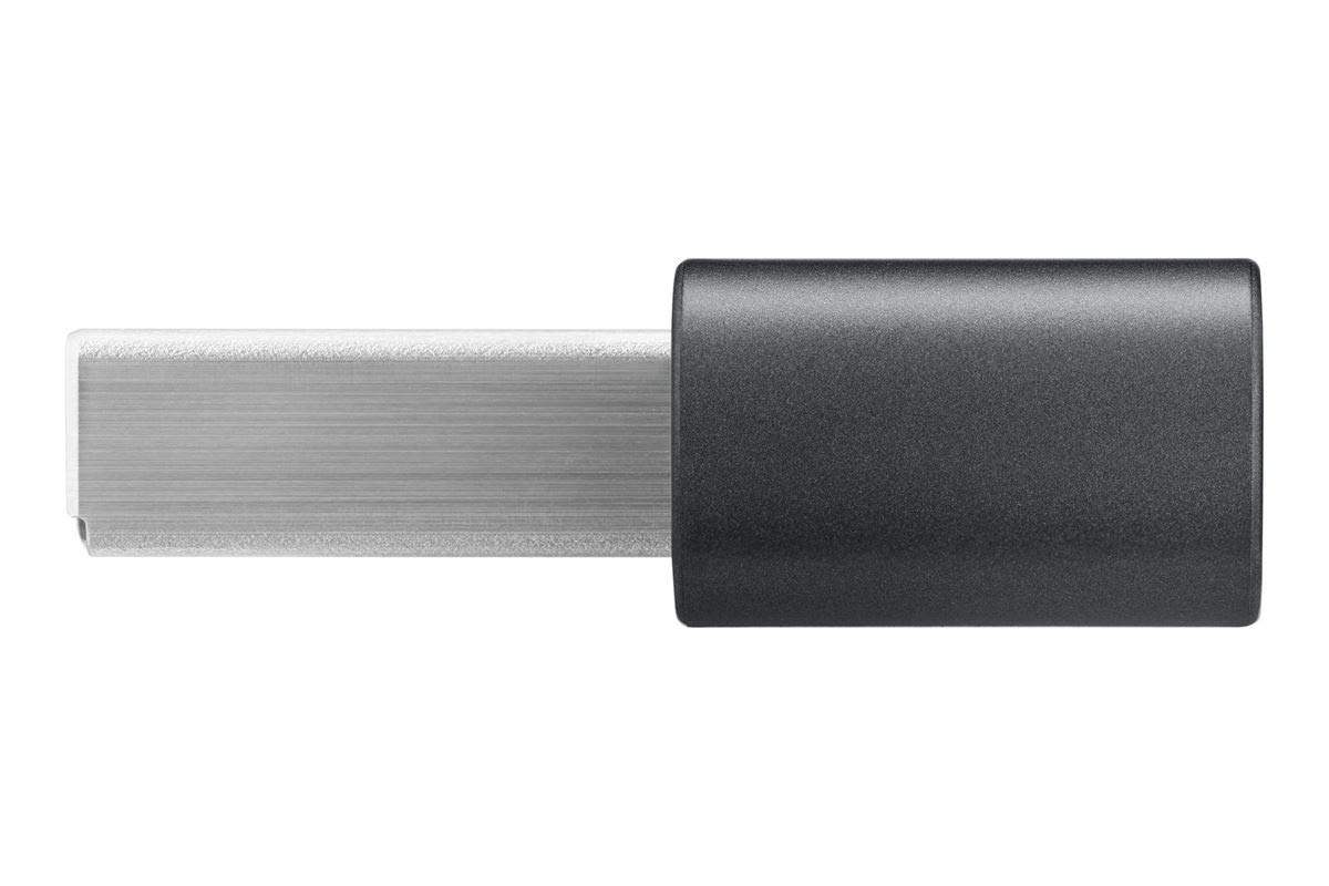 Samsung FIT Plus USB Flash Drive Type-A 256GB 400MB/s Read 110MB/s Write Compact USB 3.1 Memory Stick with Keyring Grey MUF-256AB/APC
