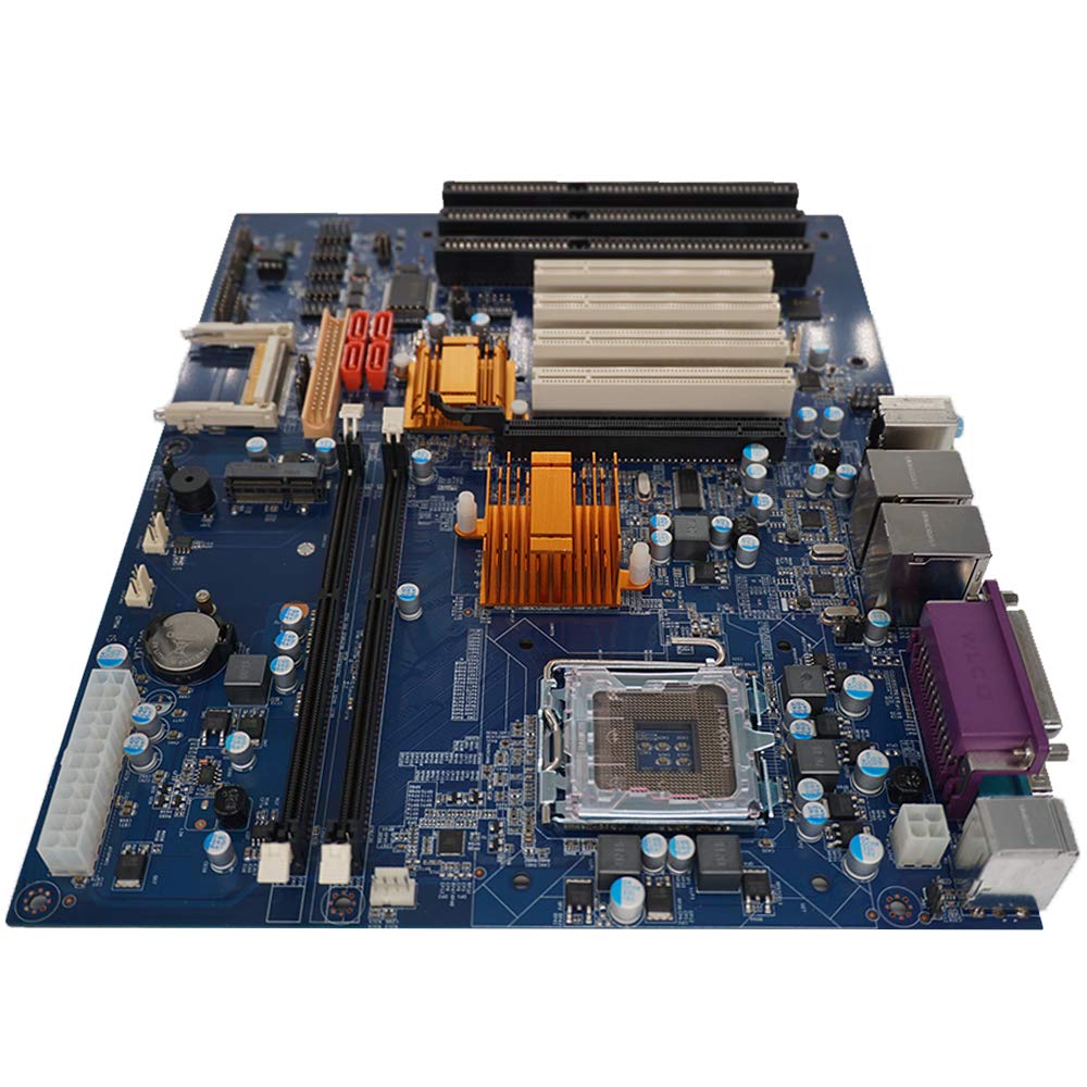 SICOMPUTEK YH-G41 Socket LGA775 3ISA 4PCI 2DDR3 LTP SATA2 6COM mATX Industrial Motherboard with Intel G41 Chipset for Dual-Core Quad-Core Pentium D Celeron CPU Chip Graphics Sound Card Network Card