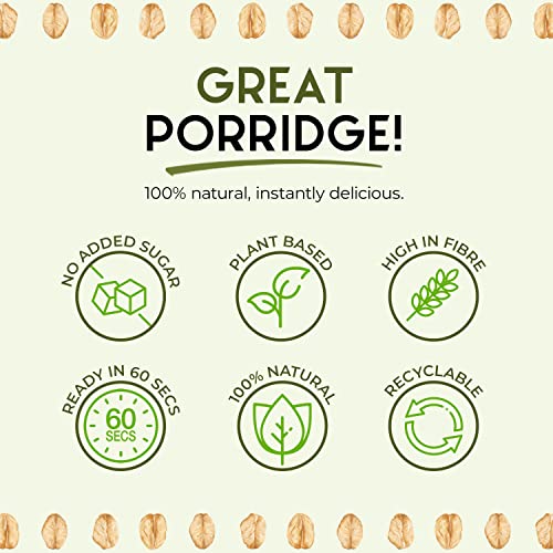 THE GREAT BRITISH PORRIDGE CO Blueberry Banana Porridge, 385 GR