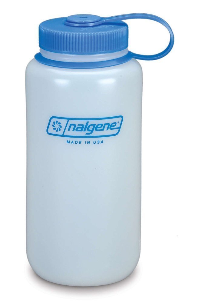 Nalgene 32 oz Reusable Water Bottle, HDPE, in Wide Mouth
