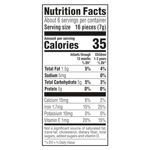 Gerber Snacks for Baby Lil Crunchies, Vanilla Maple, 1.48 Ounce (Pack of 6)