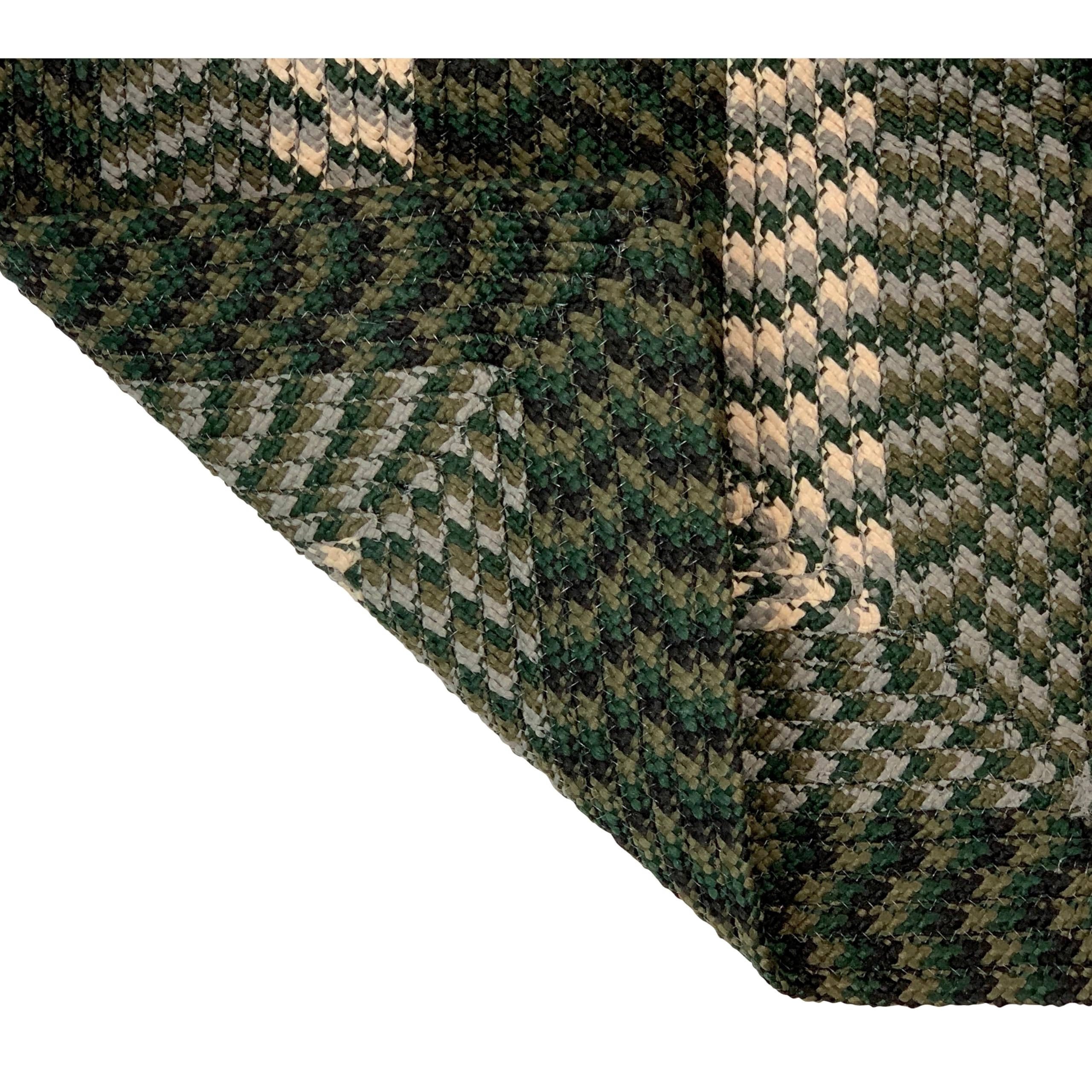 Better Trends Braided Rug, Alpine Braid Collection - Durable, Stain Resistant, Reversible Indoor Utility Rug, 100% Polypropylene Rug, Vibrant Color Rug, 20" x 30" Oval Rug, Navy Stripe Rug