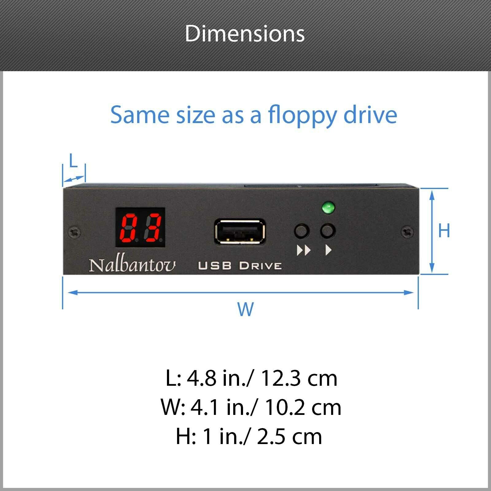 USB Floppy Disk Drive Emulator N-Drive 100 for Yamaha Clavinova CVP 59/69/79 (A and S Versions Also)