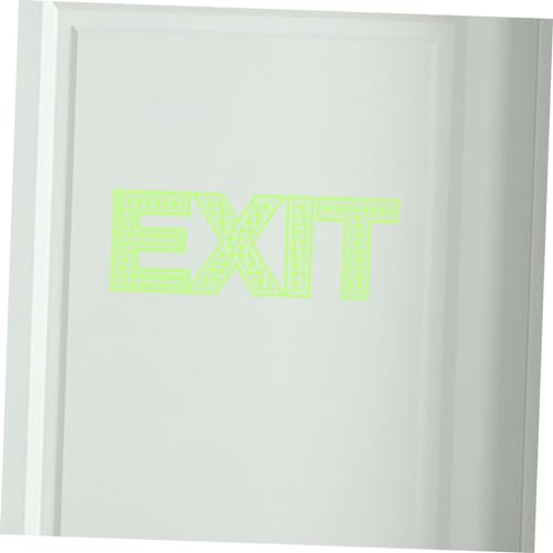ARTIBETTER 3sets Export Sticker Signs Stickers Exit Decals Protection Sticker Exit Sticker Way Indicator Sticker Sign Sticker Shopping Mall Exit Decal Glowing Sticker Mall Supplies 2sheets*3