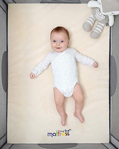 My First Pack N Play Mattress Pad or Mini Crib Pad, 38-1/2" x 24" x 1-1/2"