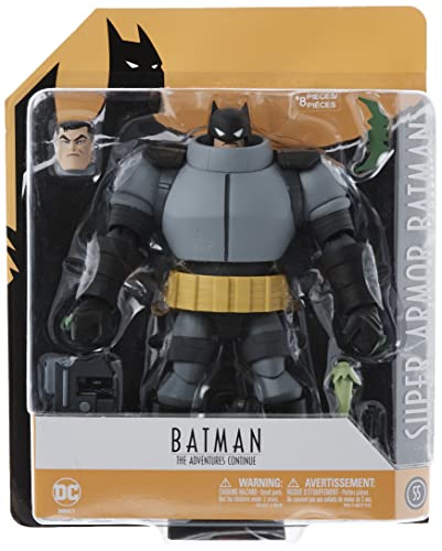 DC Collectibles Batman: The Adventures Continue: Super Armor Batman Action Figure, Multicolor