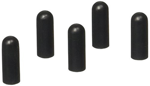 USA Make (75 Piece)β Assorted 1/8" to 1" Black Vinyl Round End Cap Cover for Pipe Plastic Tube Hub Caps Tubing Bolt Screw Rubber Thread Protector Safety Cover
