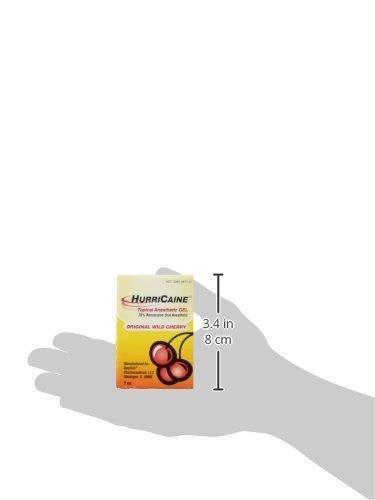 Beutlich LP Pharmaceuticals Hurricaine Topical Anesthetic Gel, Wild Cherry, 1 Ounce- Pack of 2