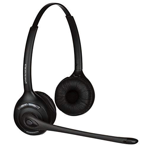 Plantronics CS520 Wireless Headset System Bundle With Headset Advisor Wipe (Renewed)