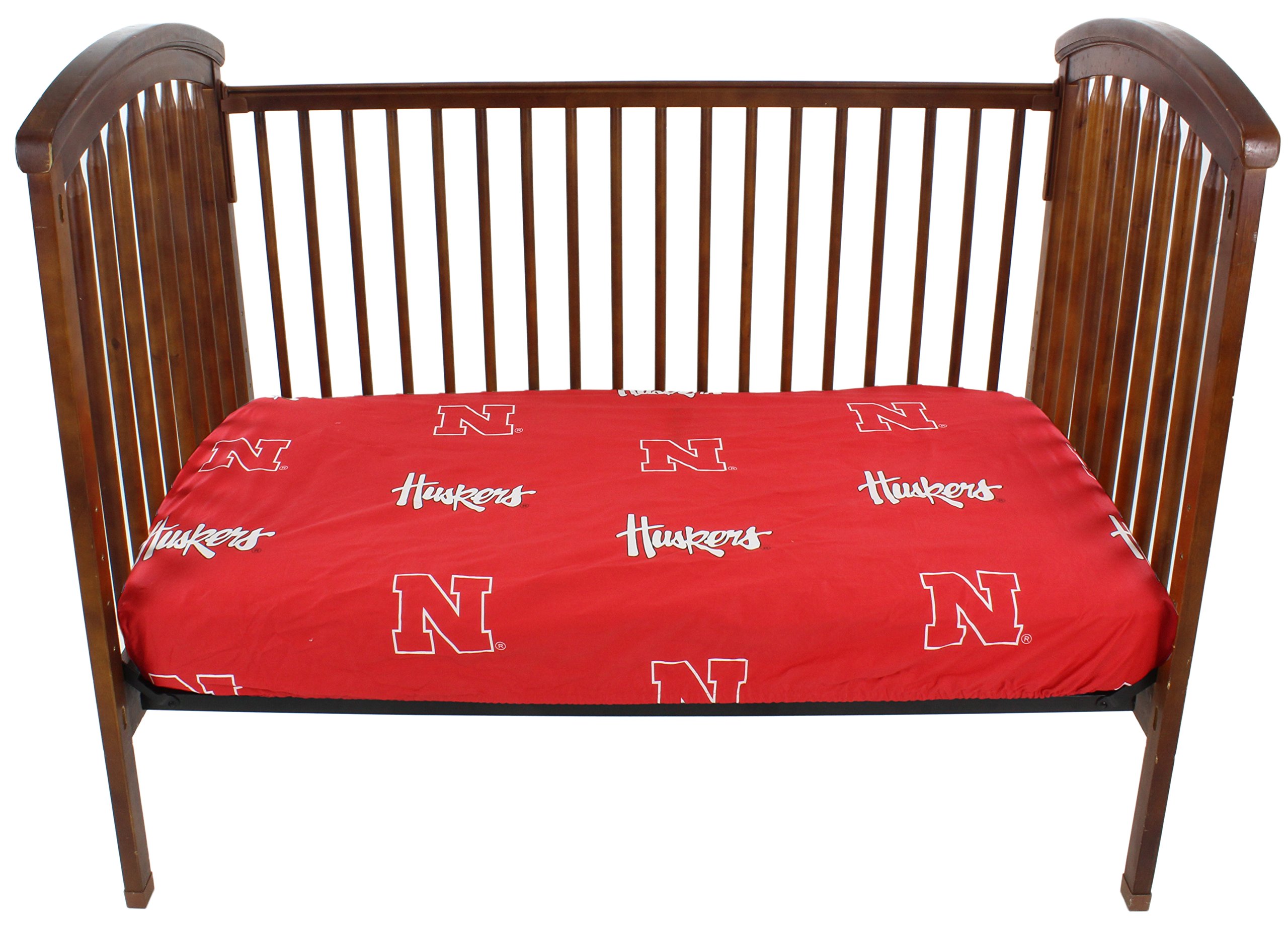 Nebraska Cornhuskers Baby Crib Fitted Sheet