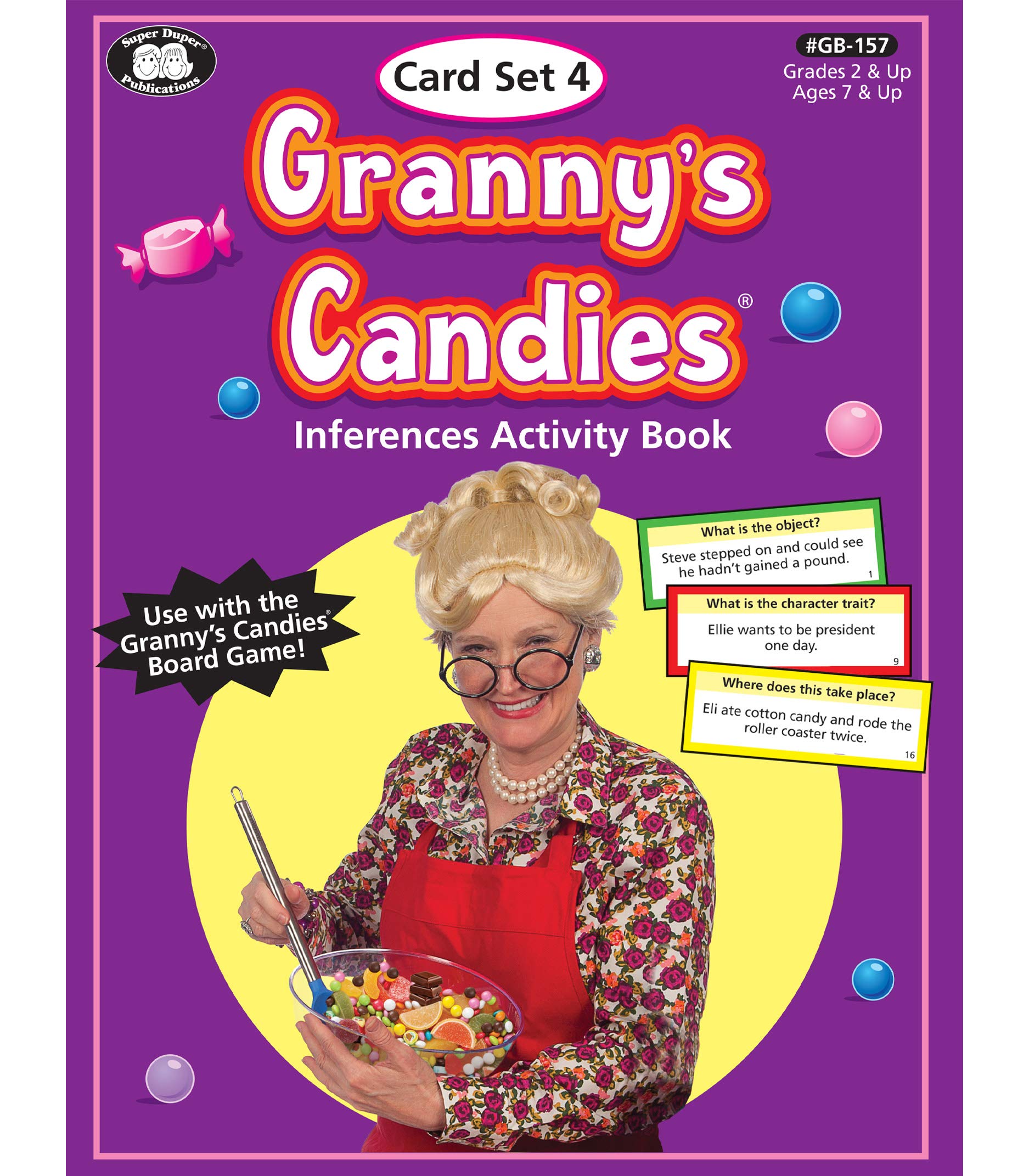 Super Duper Publications | Granny's Candies® Vocabulary & Word Meaning Game Inferences Cards (Add-On Set 4) | Educational Learning Resource for Children