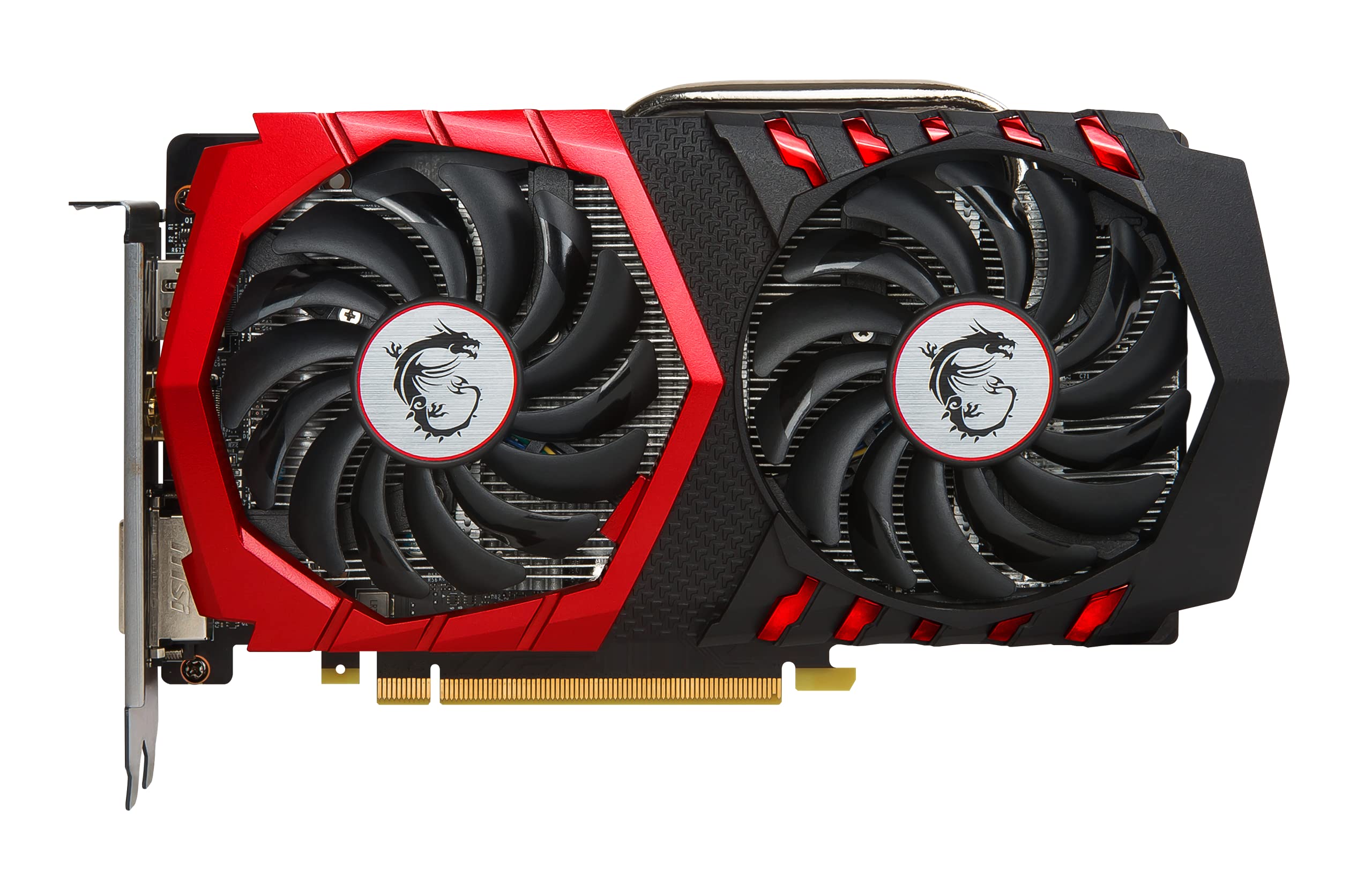 MSI GeForce GTX 1050 Ti Gaming graphics card with Twin Frozr VI cooling system