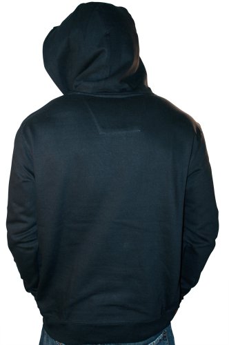 Caterpillar Men's Trademark Banner Hooded Sweatshirt (Regular and Big & Tall Sizes), Black, Large