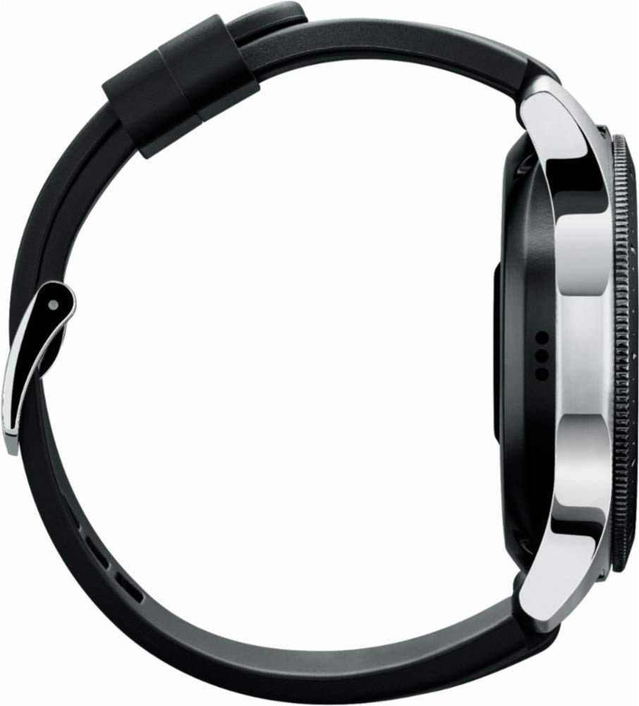 SAMSUNG SM-R805UZSAXAR Galaxy Watch Smartwatch 46mm Stainless Steel LTE GSM (Unlocked), Phone, Silver (Renewed)