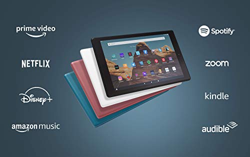 Fire HD 10 Tablet (10.1" 1080p full HD display 64 GB) β Black β Without Lockscreen Ads (2019 Release)