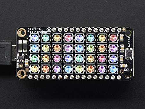 NeoPixel FeatherWing - 4x8 RGB LED Add-on for All Feather Boards