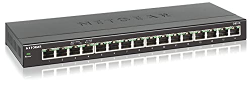 Netgear 16-Port GB UNMANAGED Switch, GS316-100PES