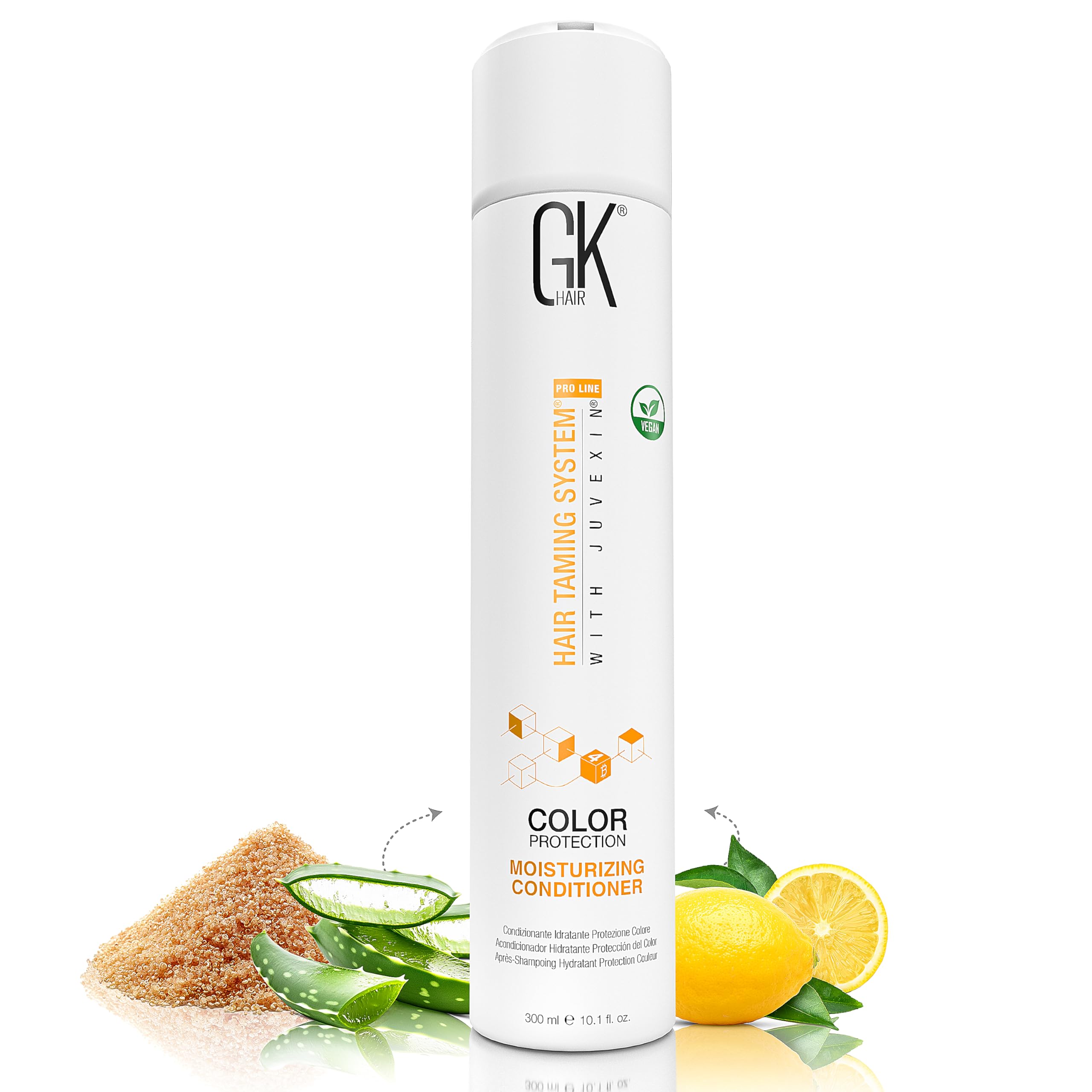 GK HAIR Global Keratin Moisturizing Conditioner (300ml/10.1 Fl Oz) for Hydrating Color Protection Dry Damage Curly Frizzy Color Treated Hair Repair Organic Paraben Sulfate Free All Hair Types