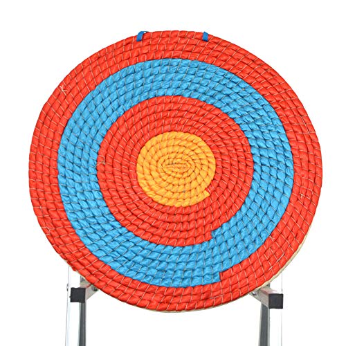 Archery Target 3 Layers 20 inch Traditional Hand-Made Solid Straw Archery Target 2.3 inch Thickness Arrows Target for Outdoor Shooting Practice