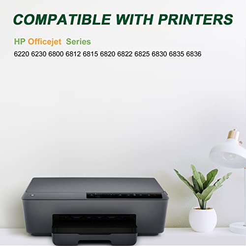 CAVDLE Compatible 932XL 933 Ink Cartridge Replacement for HP 932 XL 933 XL for Use with HP Officejet 7110 6700 6100 6600 7510 7612 7610 Inkjet Printer, 4 Packs - Black Cyan Magenta Yellow