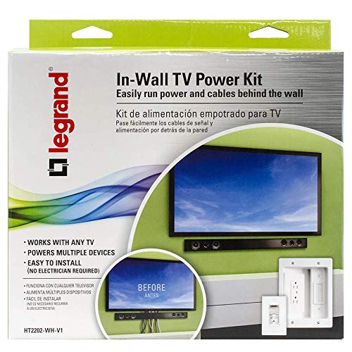 C2G/ Cables To Go 16314 Wiremold In-Wall TV Power Kit