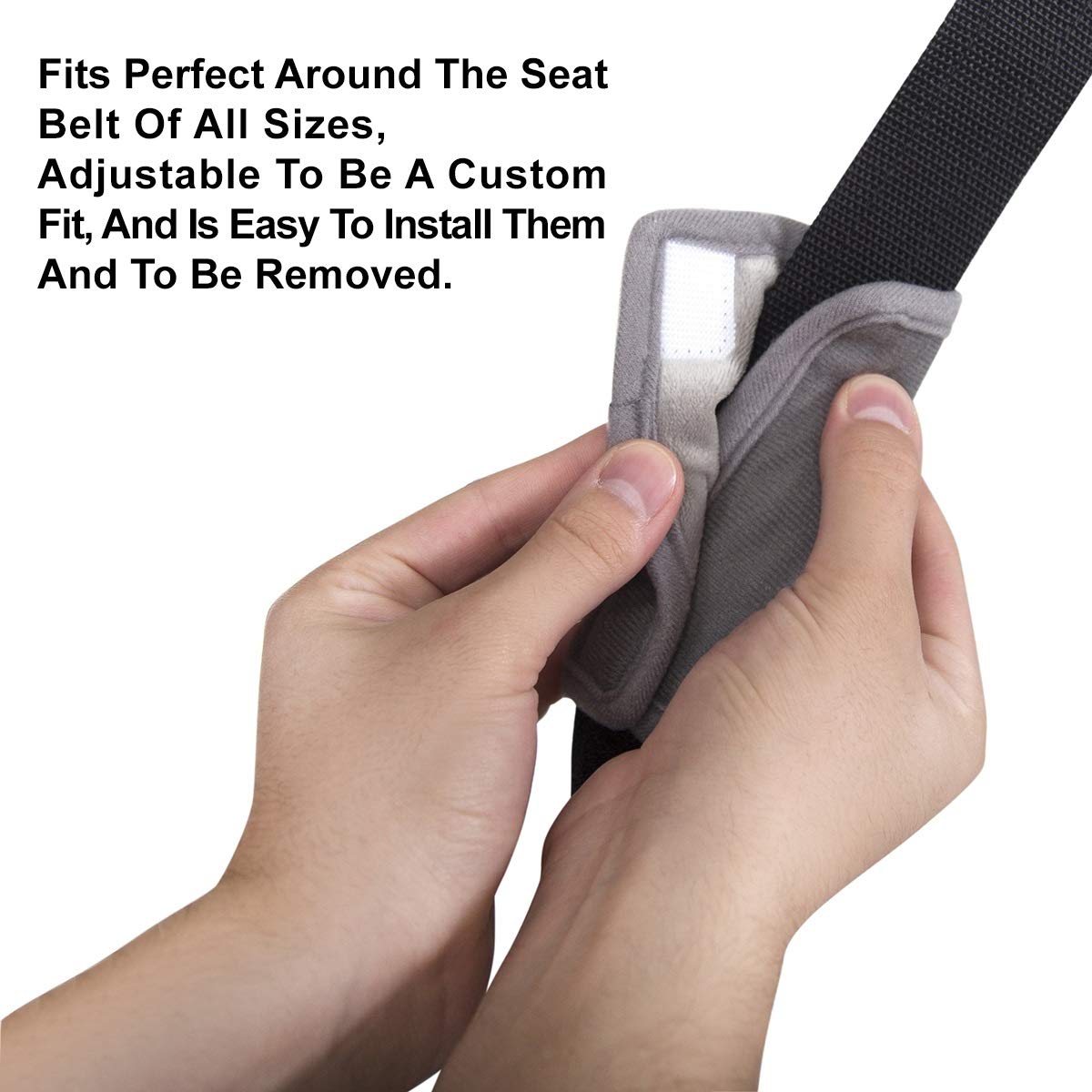 Lebogner Car Seat Strap Covers, 2 Pack Reversible Soft Seat Belt Cushion That Helps Prevent Strap Irritation in Car Seat, Jogger, and Strollers for Newborns, Infants and Kids, Harness Comfortable Pads