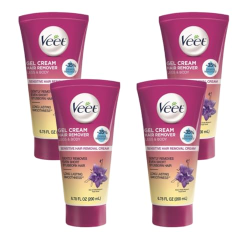 VEET Hair Removal Cream Sensitive Formula 6.78 oz (Pack of 4)