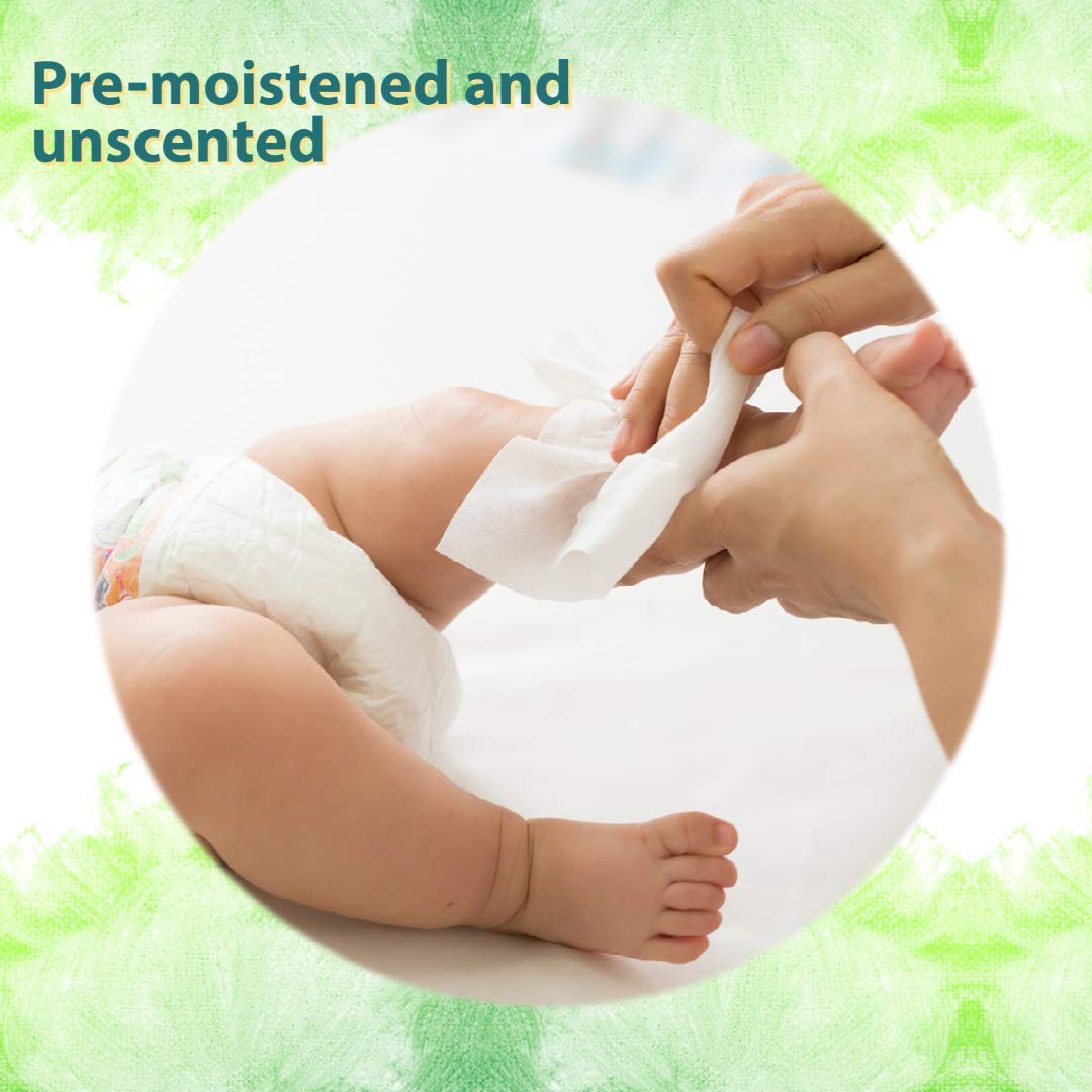WipEssentials Baby Wipes unscented (for Sensitive Skin) 960 Count - 12 Pack of 80 Count
