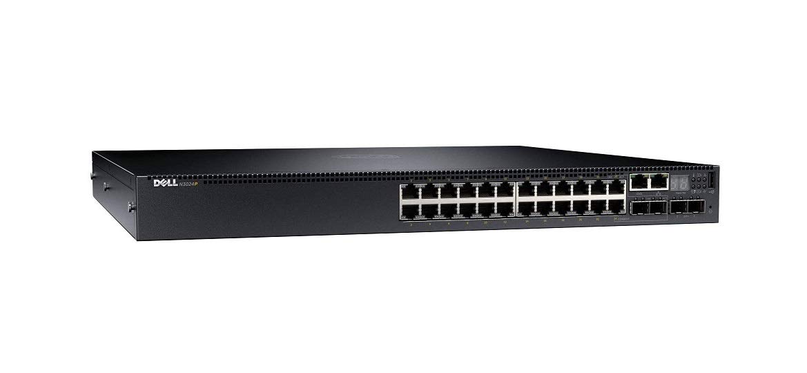 N3024p 1/10gbe L3 Poe+ Switch 24x 1gbe / 2x 10gbe Sfp+ Llw