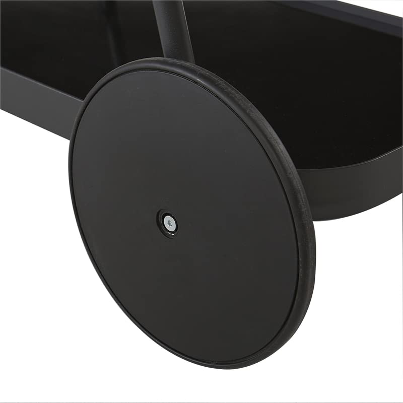 Novogratz Poolside Barbie Bar Cart, Charcoal