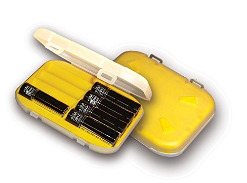 Malamute Rugged AA Battery Storage Case - Holds 8, Traction Feet, Made in the USA