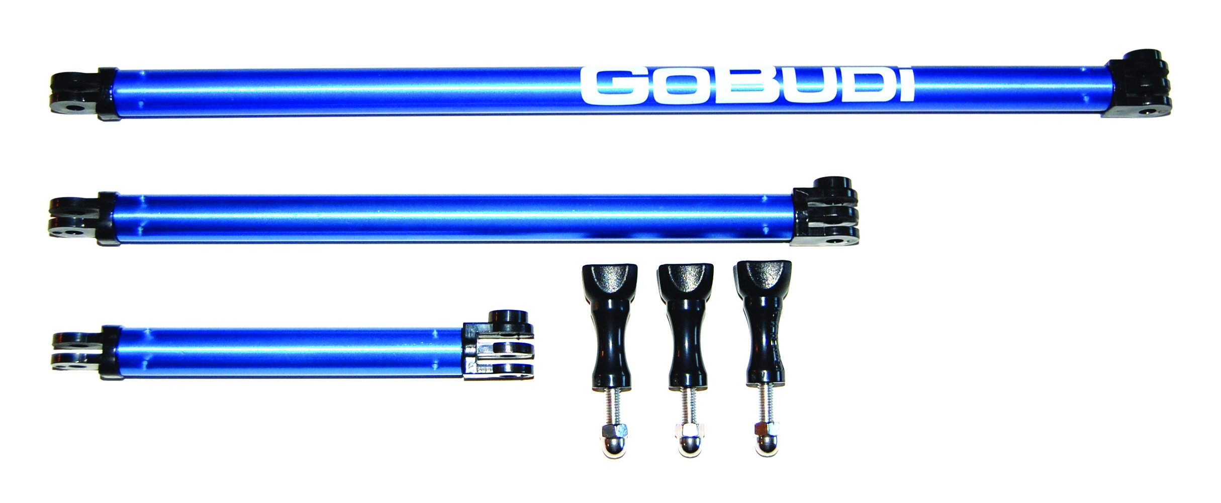 GoBUDi Extension Pole Set Compatible with All GoPro Hero Cameras, Includes Bolts (3 Fixed Set)