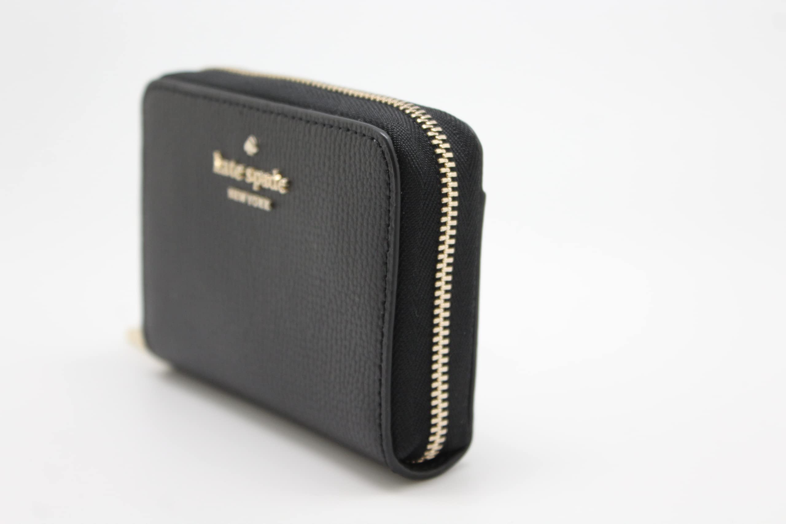 Kate Spade Darcy Small Zip Leather Credit Card Wallet Black