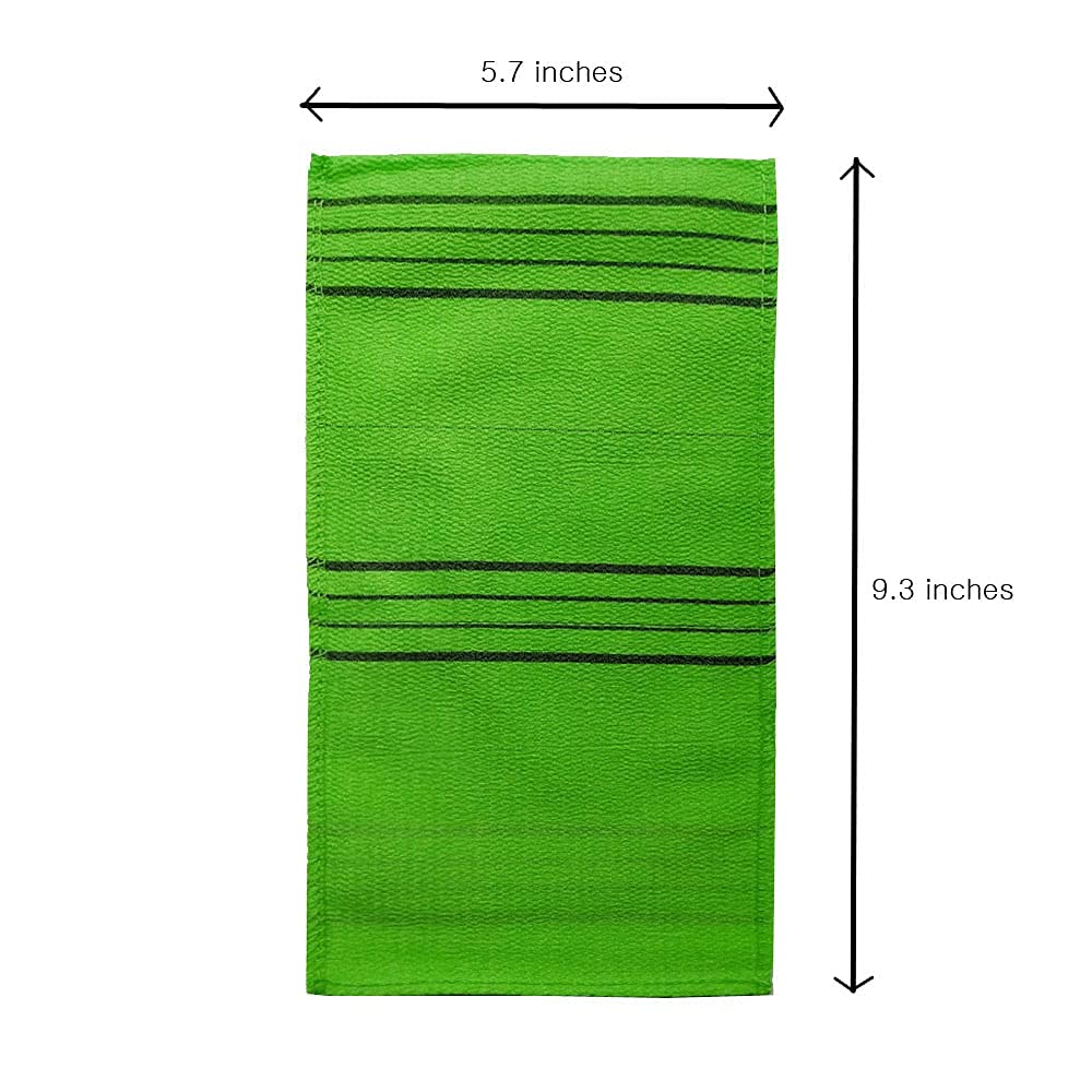 GOLDSANGSA-Korean Exfoliating Towel Washcloth Mitts (Large 10pcs)/Korean Italy Towel Skincare Exfoliating Scrub Bath Cloth Remove Dead Skin