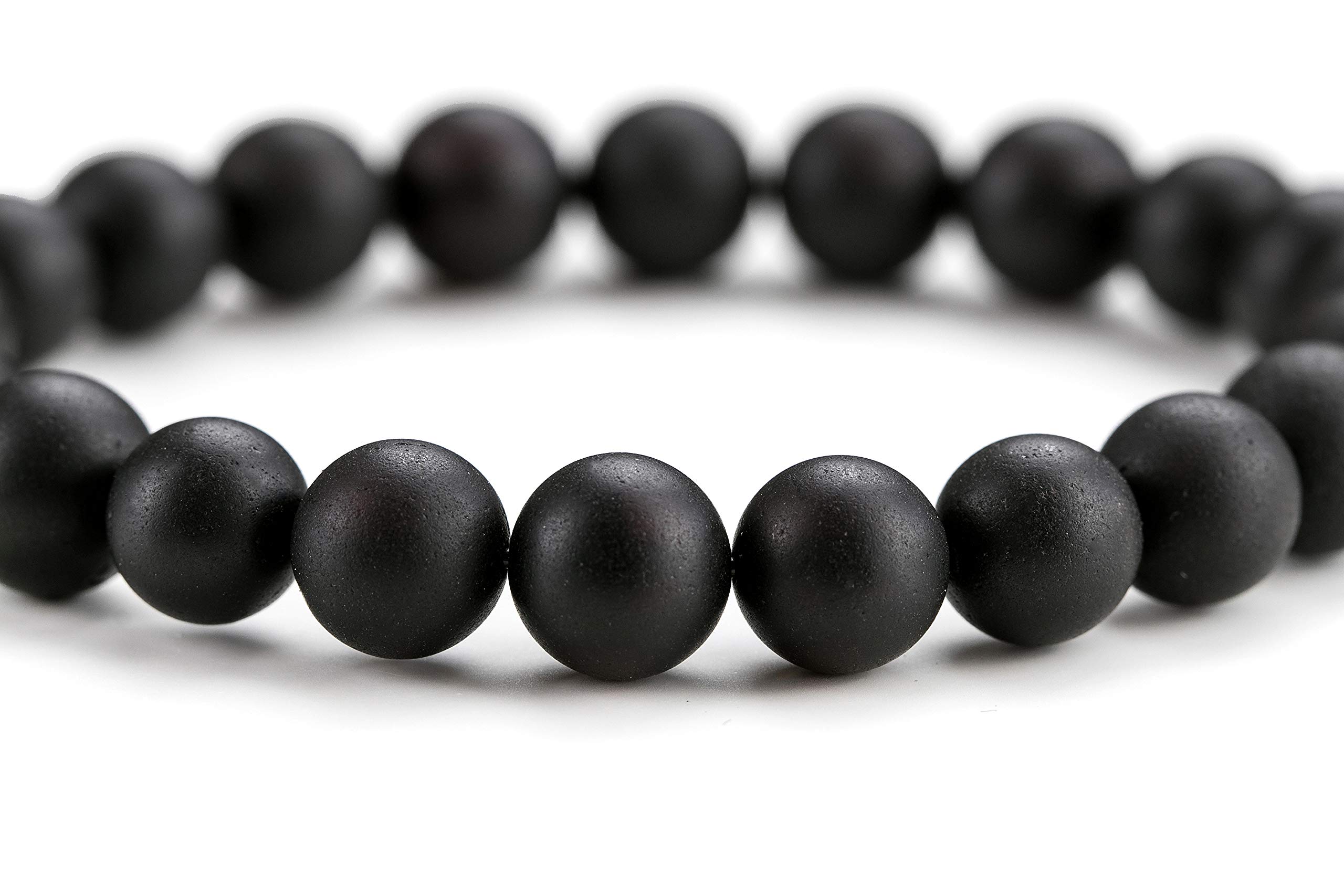 Amber Culture Amber Bead Stretch Bracelet - Certified Handmade Natural Baltic Dark Cherry Charm Bangle Unisex Adult in a Gift Box