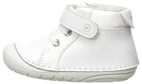 Stride Rite baby boys Soft Motion Frankie Athletic Sneaker, White, 3 Infant US