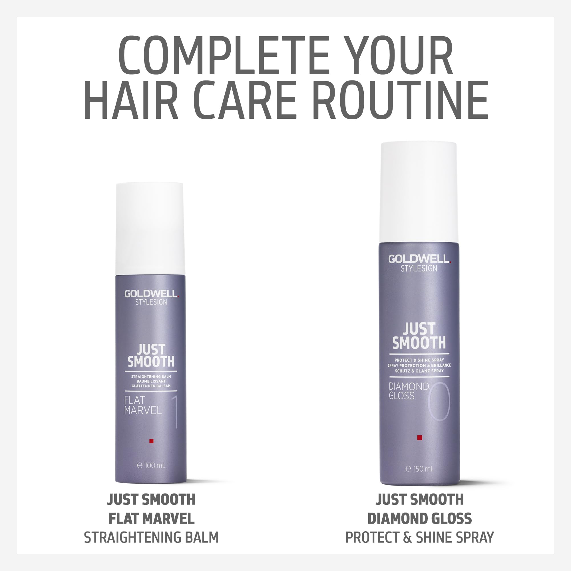 Goldwell StyleSign Just Smooth Flat Marvel Straightening Balm, 3.3 Fl Oz