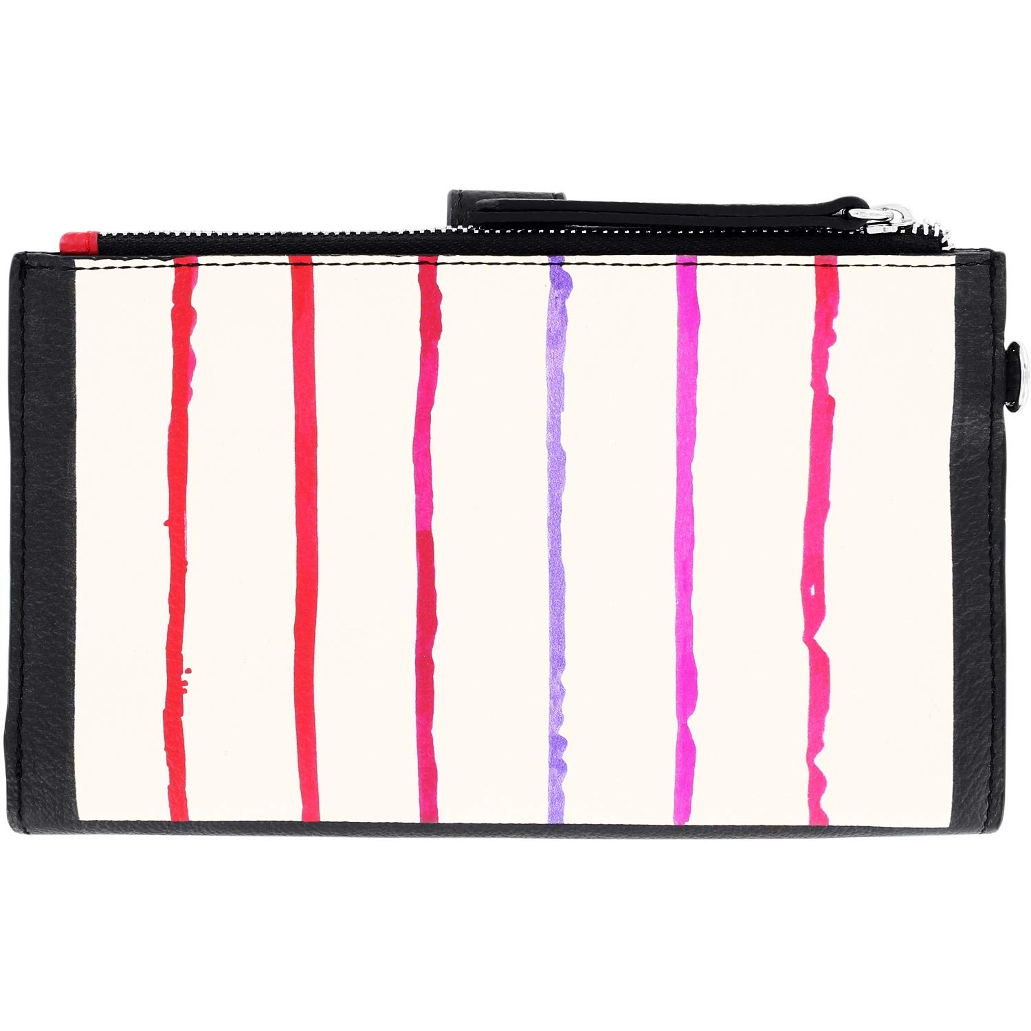 Brighton Fashionista Hot Lips Double Zip Wallet [7 1/2" X 4 1/2" X 3/4"]