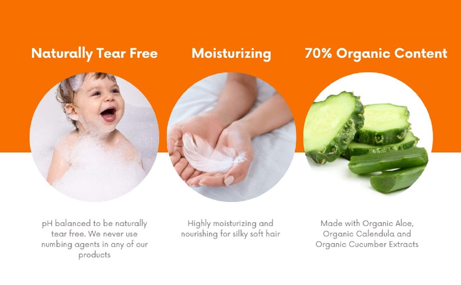 Nature's Baby Organics Conditioner & Detangler, Vanilla Tangerine, 8 Fl Oz