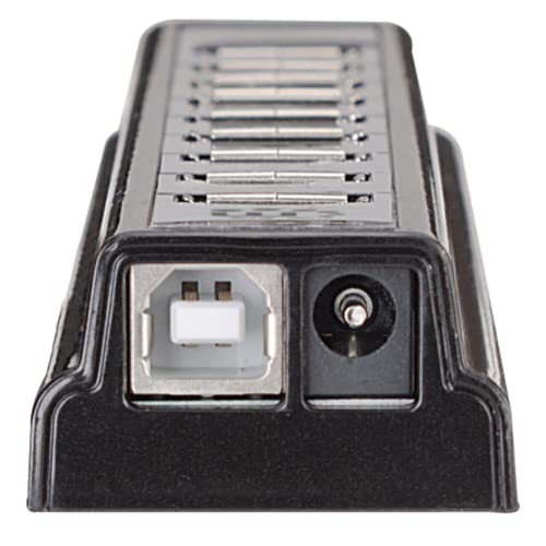 Manhattan Hi-Speed USB Desktop Hub with 10 Ports, Bus Power and 1.5/12/480 Mbps (161572)