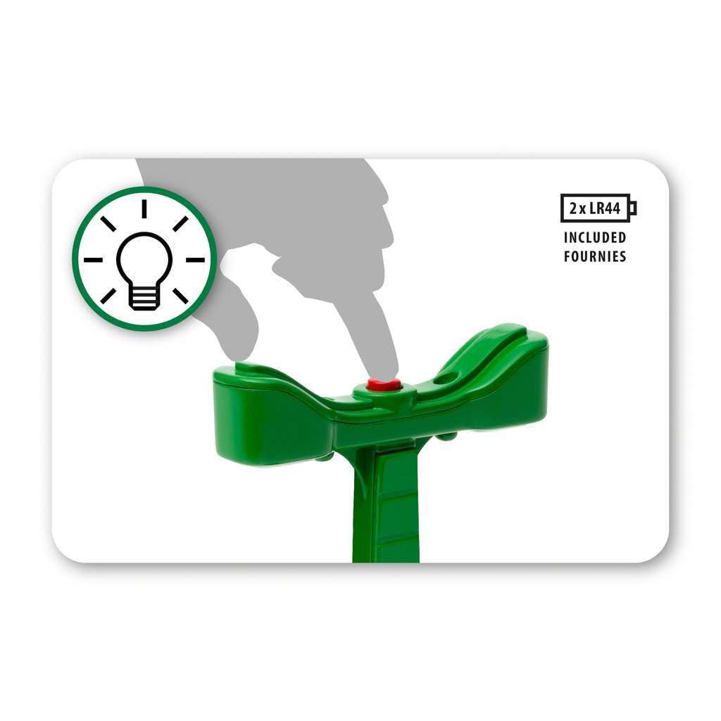 BRIO World 33836 Toy Train Railway Light - Battery Operated Accessory | Ideal for Kids Aged 3+ | Enhances Creativity & Motor Skills | Compatible with All BRIO Tracks
