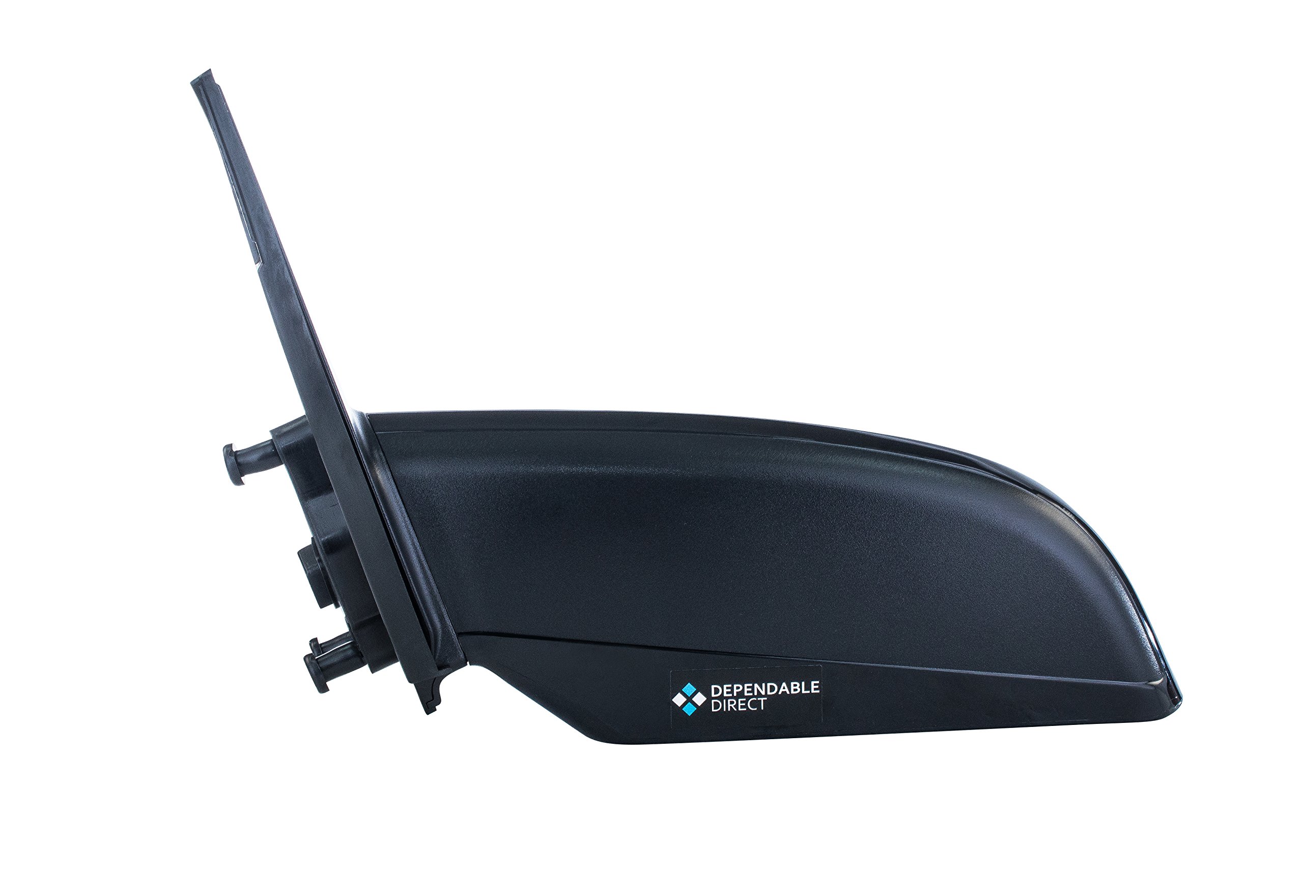 Dependable Direct Driver Side Mirror for (2006 2007 2008 2009 2010) Hyundai Sonata Unpainted Heated Power Operated Right Outside Rear View Replacement Door Mirror - Parts Link #: HY1320149