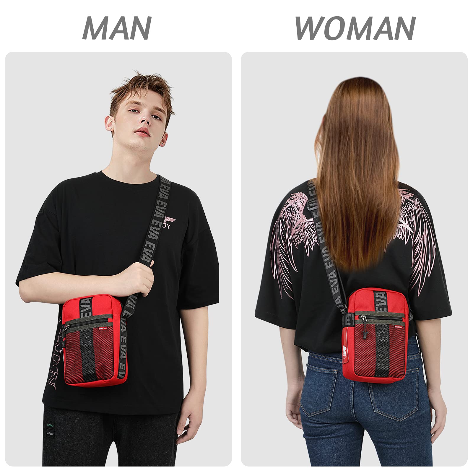 FIREFIRST x RADIO EVA - Evangelion Mini Crossbody Shoulder Bag…