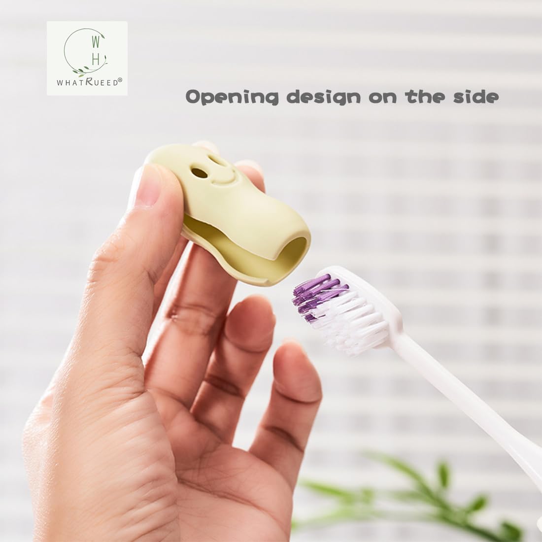 Travel Toothbrush Head Cover Case for Kids, Children Silicone Protector Cap, Dustproof Toothbrush Protect Case (Set of 8)