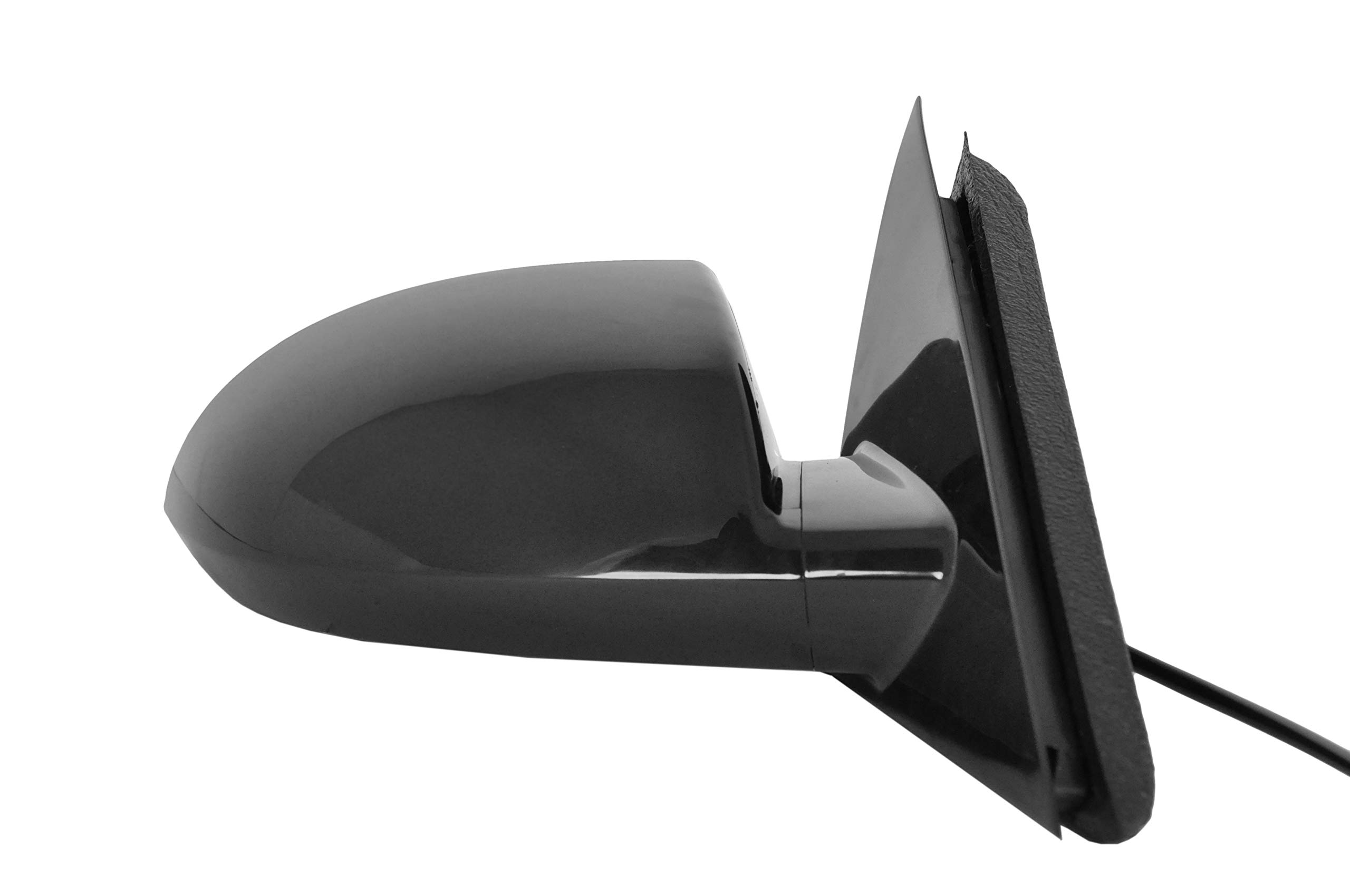 Dependable Direct Right Passenger Side Mirror for Chevy Impala (2006-2013), Impala Limited (2014 2015 2016) Unpainted Power Operated Non-Heated Non-Folding Door Mirror - GM1321306 - Side View Mirror